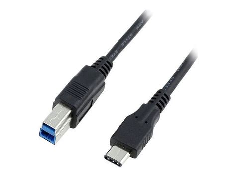4xem 4XUSBCUSB3B3 Black USB C To USB 3 0 Type B Cable Walmart Com