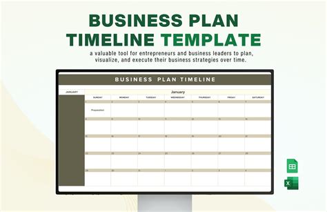 Business Plan Timeline Template In Excel Google Sheets Download Template Net