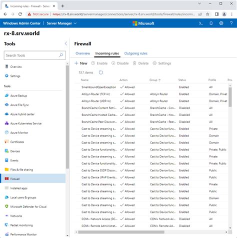 Windows Server Admin Center Overview Of Items Server World