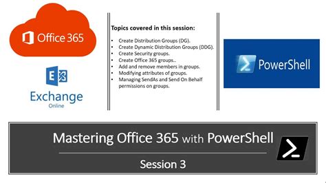 mastering office 365 with powershell session 3 create groups add