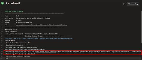 Step Registry Tags Crashes With An Error Issue Aerokube Cm GitHub