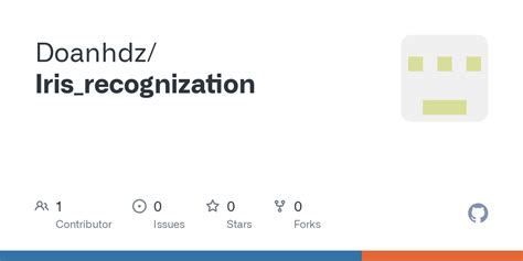 Github Doanhdz Iris Recognization