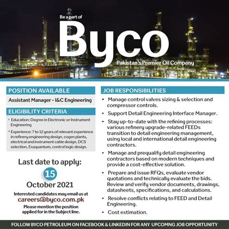 Umair Baig On Linkedin Exciting Opportunities At Byco