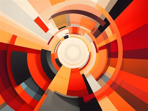 premium ai image abstract colourful background with concentric