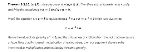 Solved Theorem 3 2 10 Let X Be A Group And Let A BX Chegg Com