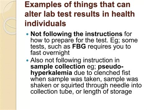 Reporting And Interpretation Of Laboratory Results Pptx
