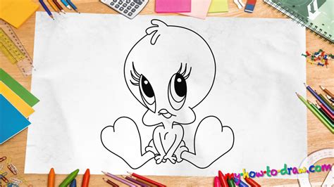 How To Draw Tweety Bird Really Easy Drawing Tutorial Vrogue Co