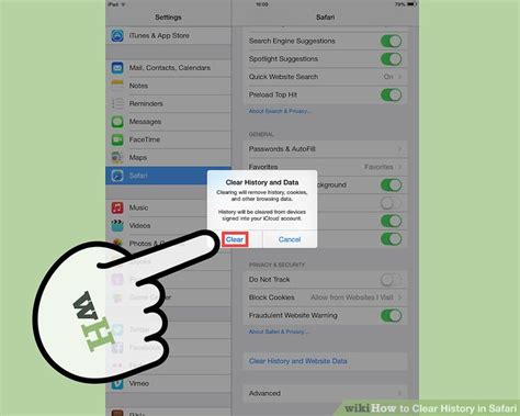 4 ways to clear history in safari wikihow