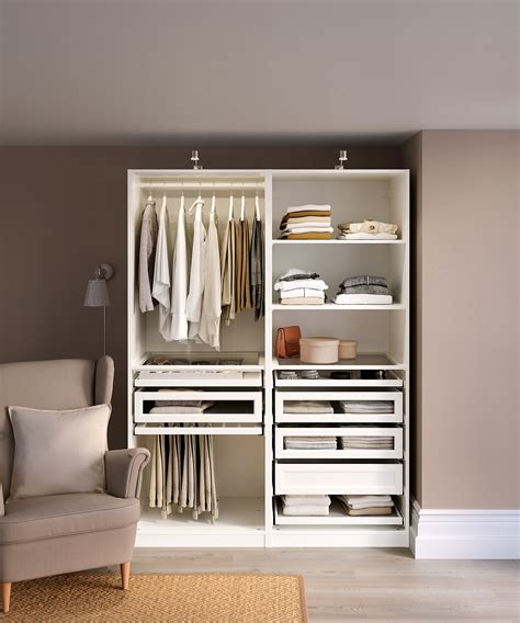 PAX Wardrobe combination - white - IKEA