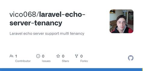 GitHub Vico Laravel Echo Server Tenancy Laravel Echo Server Support Multi Tenancy