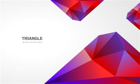 Premium Vector Abstract Triangular Shape Background With Gradient Color