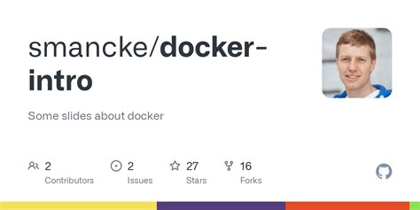 GitHub Smancke Docker Intro Some Slides About Docker