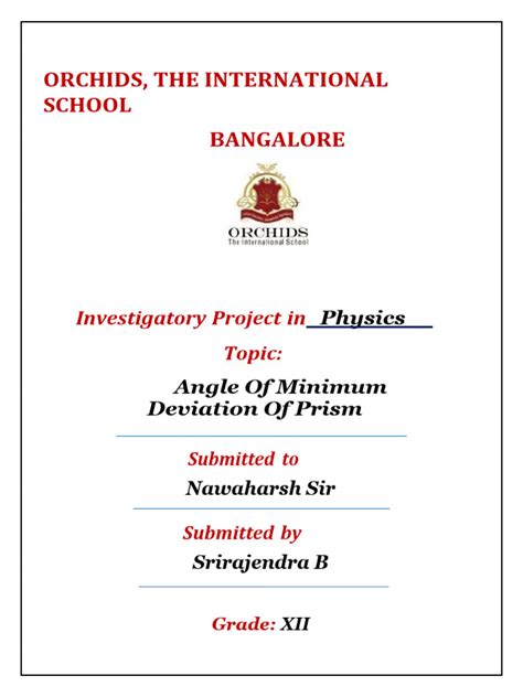 angle of minimum deviation of prism pdf refraction refractive index