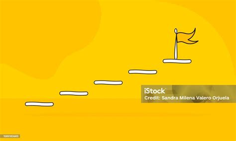 계단 꼭대기까지 계단을 올라가면 비즈니스 컨셉 성장과 성공의 길 1위에 대한 스톡 벡터 아트 및 기타 이미지 1위 감독상 개념 Istock