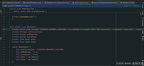 导入web场景后默认的自动配置webmvcautoconfiguration Csdn博客