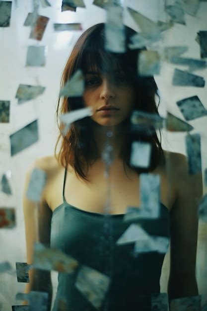 Free Photo Portrait Of Person With Visual Metaphor For Memory