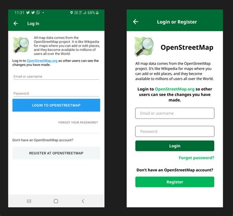 Rework On REGISTER AT OPENSTREETMAP Issue Organicmaps Organicmaps GitHub