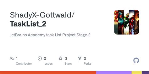github shadyx gottwald tasklist 2 jetbrains academy task list project stage 2