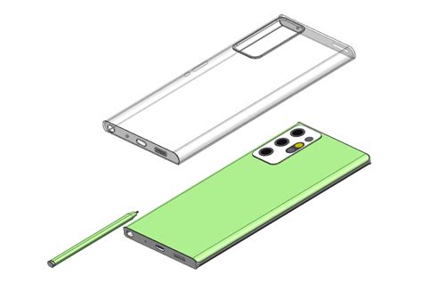三星note21手机壳step模型图纸下载 懒石网