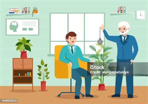 흑백 나선형으로 최면은 평면 만화 손으로 그린 템플릿 그림에서 치료 서비스에 대한 변경된 마음 상태를 만듭니다 3차원 형태에 대한 스톡 벡터 아트 및 기타 이미지 Istock