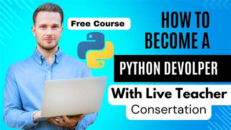 Python Course With Live Teacher Consertation Freepythoncourse Pythontutorial Program Youtube