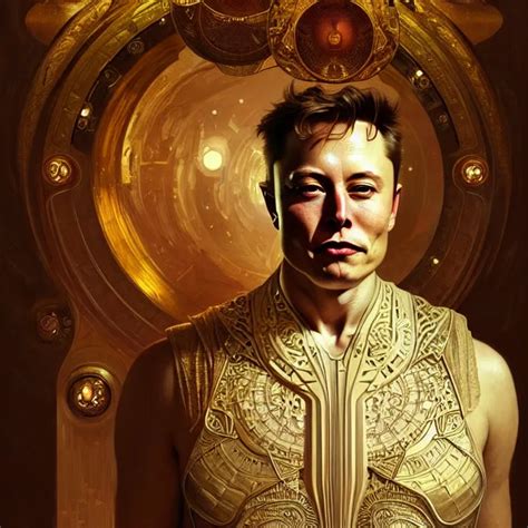 Ancient King Elon Musk Symetrical Diffuse Lighting Stable Diffusion OpenArt