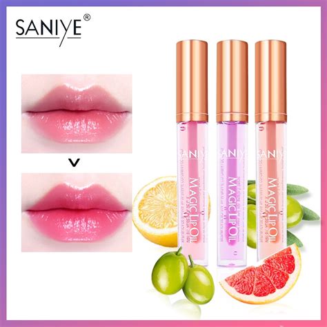 Jual Saniye【bpom】lip Serum Lip Oil Lip Balm Lip Gloss Lip Moist High