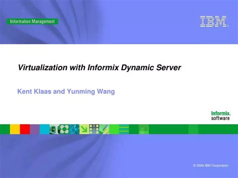 Ppt Virtualization With Informix Dynamic Server Powerpoint