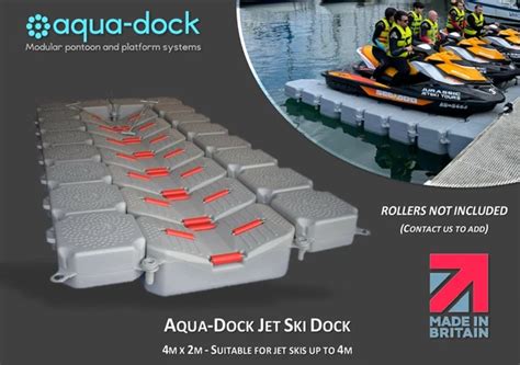 AQUA DOCK M X M Floating Modular Drive On Dock For Jet Ski Small Boat EUR