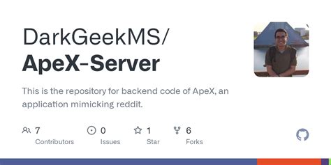 GitHub DarkGeekMS ApeX Server This Is The Repository For Backend Code Of ApeX An Application