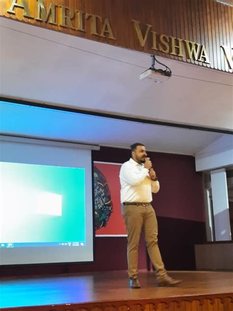 Uday Mishra On Linkedin Ineuronai At Amritha University Coimbatore