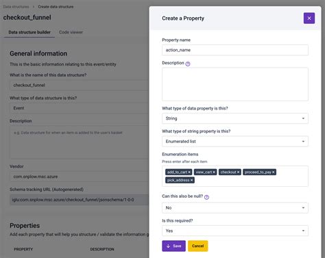 Managing Data Structures With The Data Structures Builder Snowplow Documentation