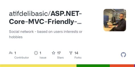 github atifdelibasic asp core mvc friendly social network social