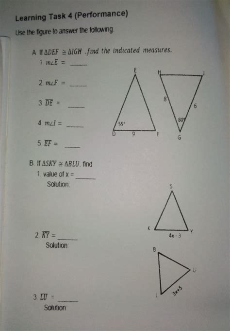 Solved Learning Task 4 Performance Use The Figure To Answer The