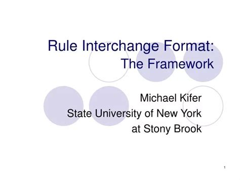 PPT Rule Interchange Format The Framework PowerPoint Presentation Free Download ID