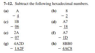Solved Perform The Following Decimal Additions Convert Chegg