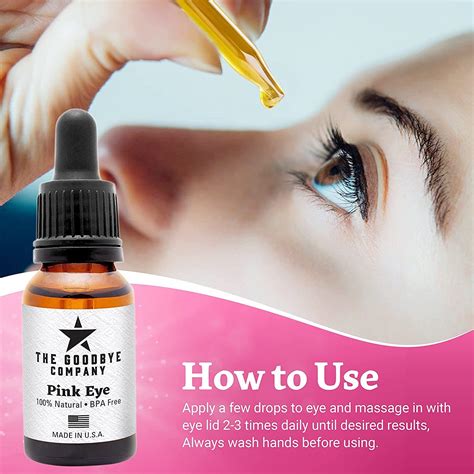 Organic Pink Eye Relief Natural Treatment For Conjunctivitis 15 Ml