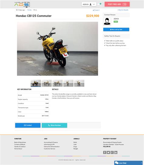 Nimble Classified Ads Script Php And Laravel Geo Classified