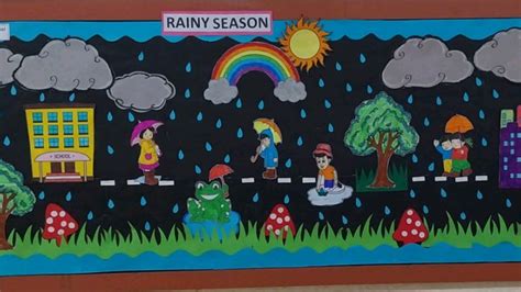 Rainy Season In 2025 Preschool Arts And Crafts Preschool Art Paper