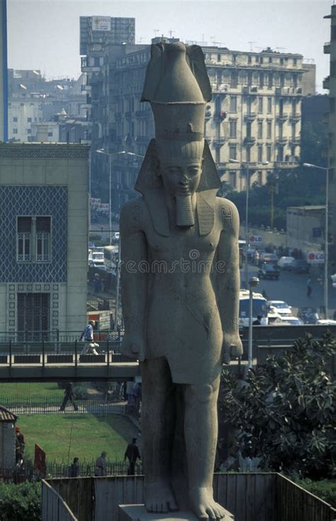 Africa Egypt Cairo City Ramses Statue Editorial Photography Image Of