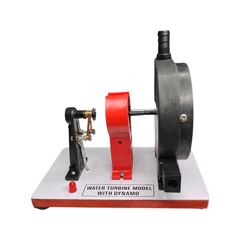 water turbine model with dynamo samtech instruments