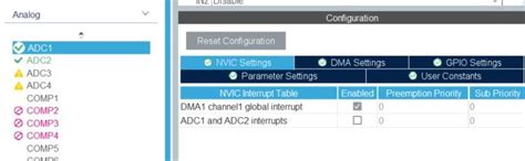 Stm32f303ze On Nucleo Board Adc12 Dual Regular
