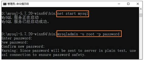 启动mysql服务并登陆