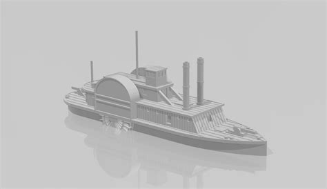 1 1200 Confederate Cottonclad Ram Css Colonel Lovell Big Jim Prints