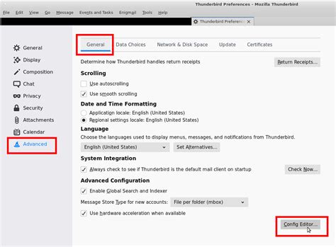 Mail Thunderbird Disable Javascript Dwavesde
