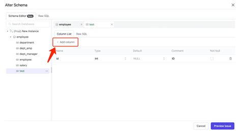 Schema Editor