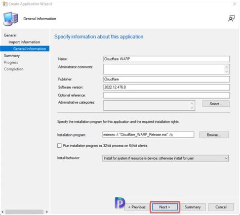 how to deploy cloudflare warp using sccm configmgr