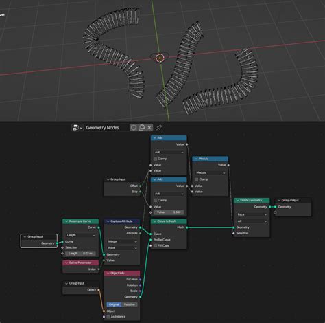 Geonodes Selecting Rings Of An Spline Arc Based Mesh How Would You Do This Modeling