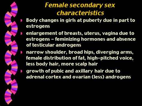 Female Secondary Sex Characteristics