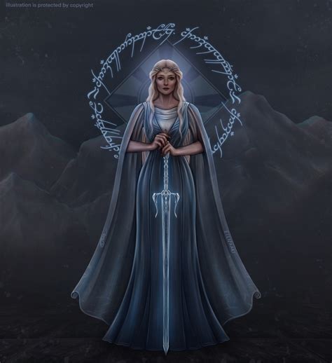 Galadriel By Ellizaart Rimaginarymiddleearth